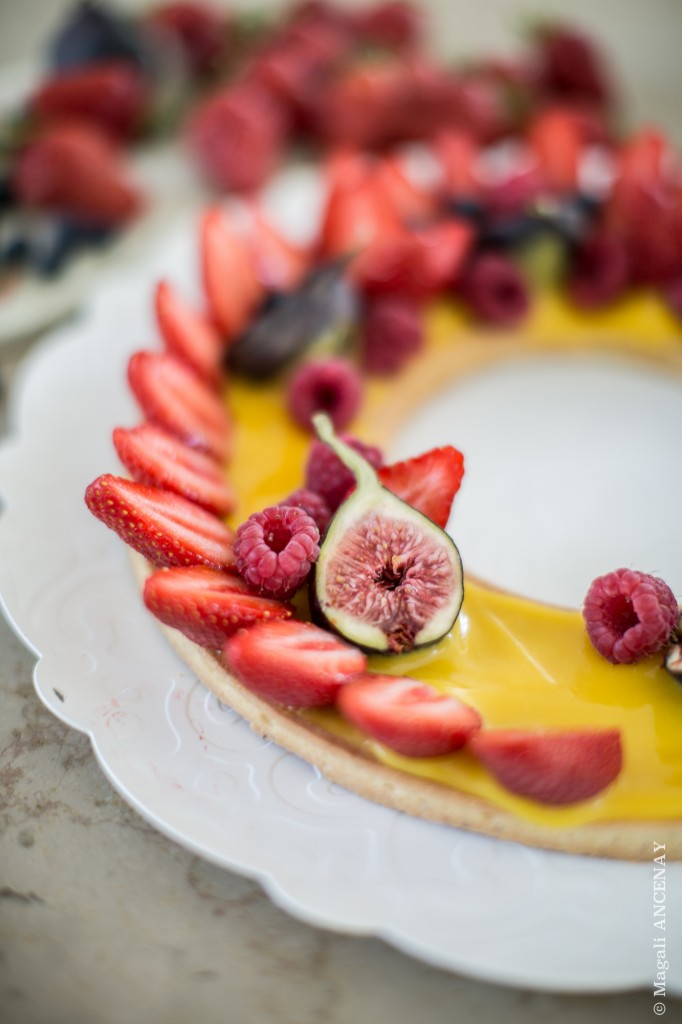 Tarte "Couronne de Fruits rouges" - Quatre Saisons Au Jardin