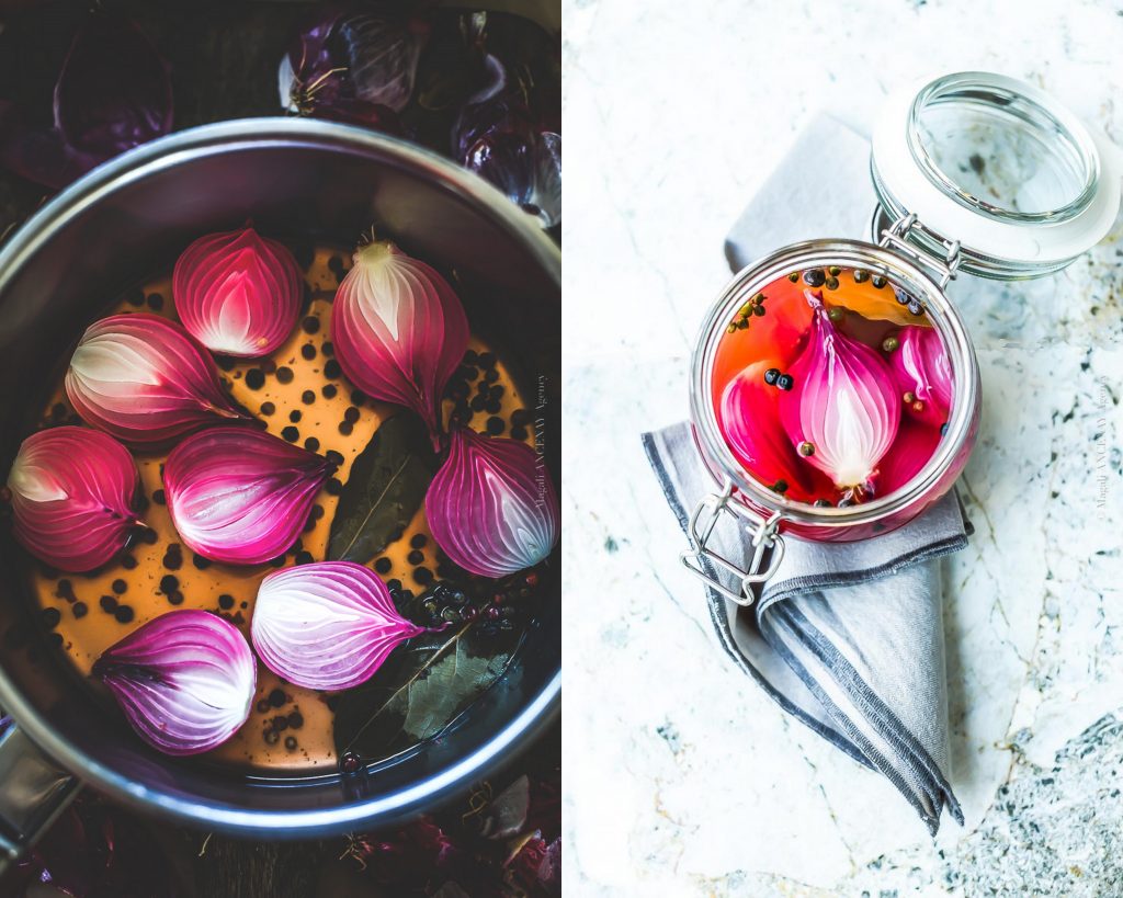 Pickles d'oignons rouges faciles - Quatre Saisons Au Jardin