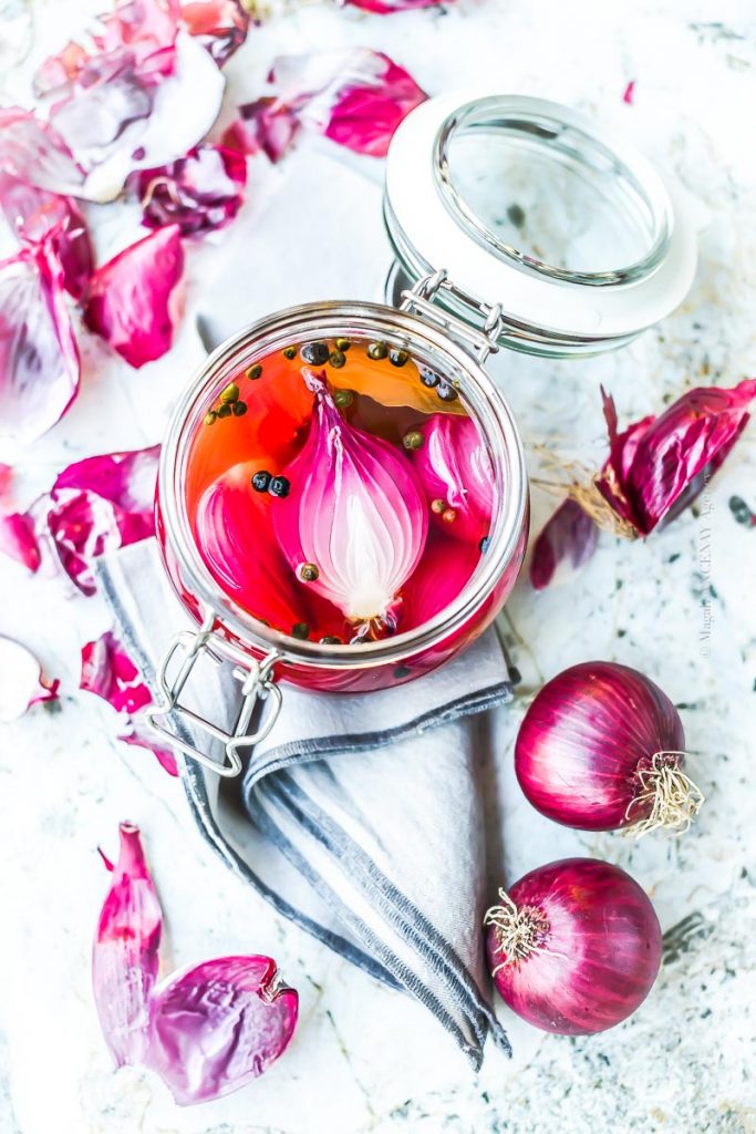 Pickles d'oignons rouges faciles - Quatre Saisons Au Jardin