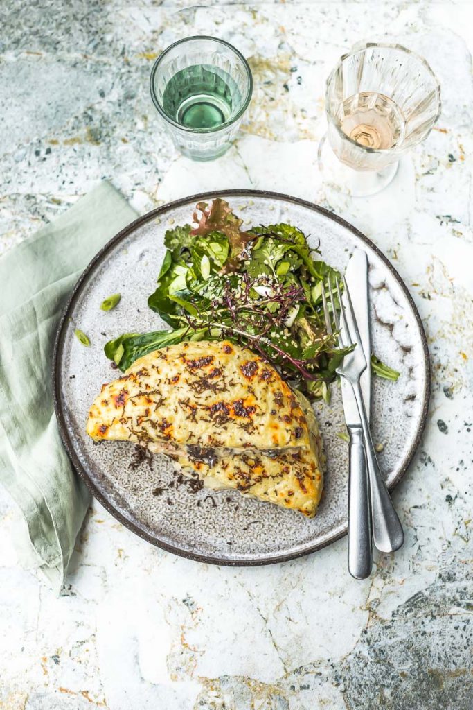 La crêpe salée jambon champignons qui fait fondre tout le monde ...