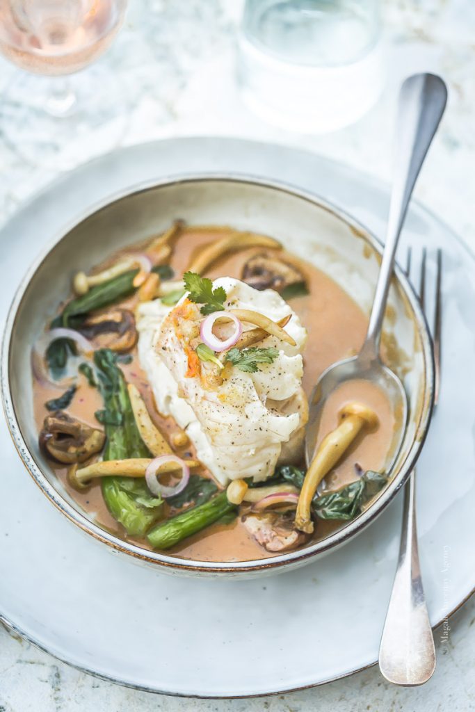 Cabillaud façon Tom Yam - Quatre Saisons Au Jardin