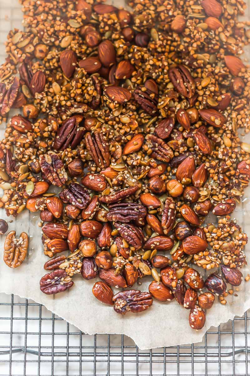 Granola maison à l' huile de coco - Quatre Saisons Au Jardin